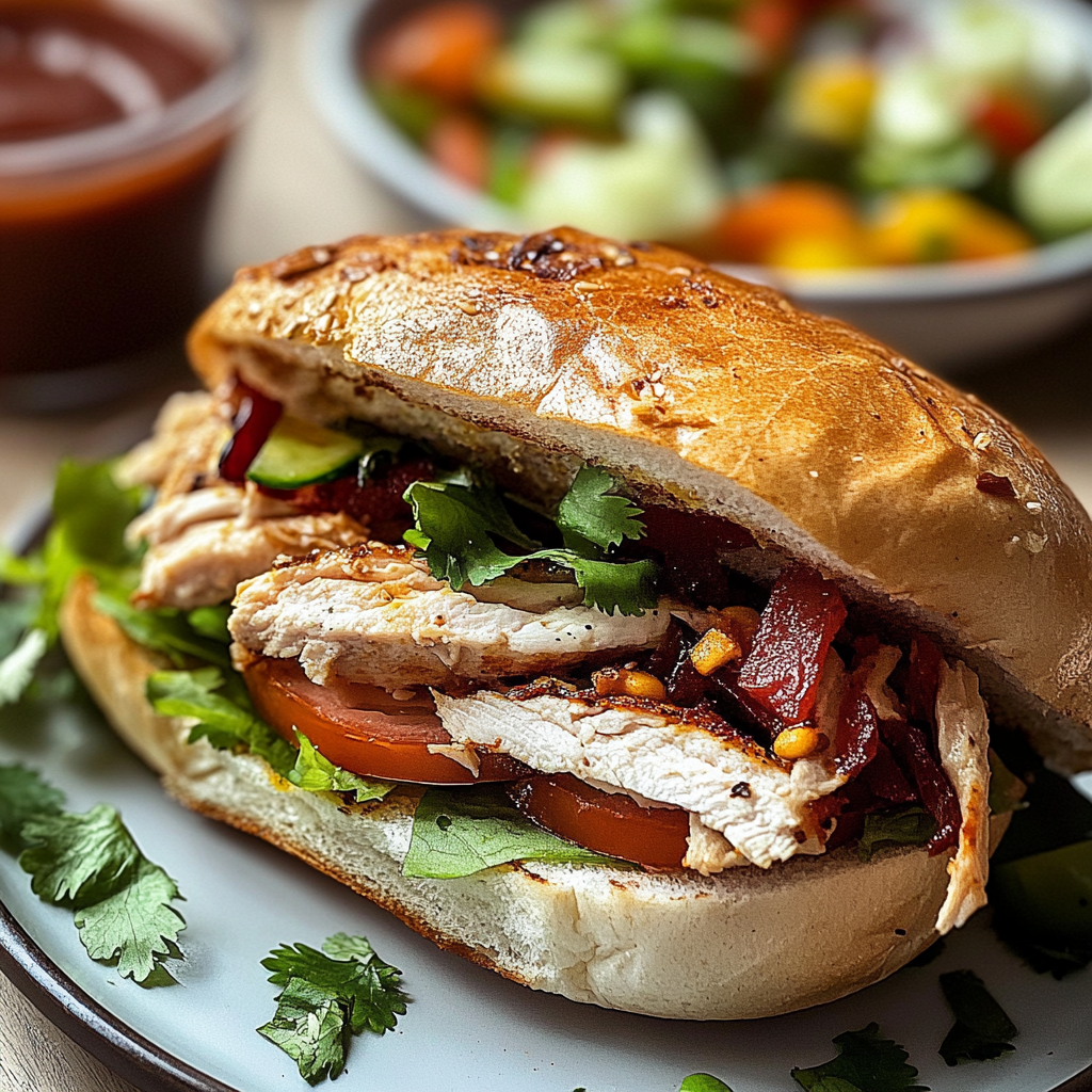 Amazing Chicken Torta Sandwich for a Mouthwatering Feast