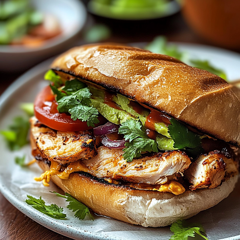 Amazing Chicken Torta Sandwich for a Mouthwatering Feast