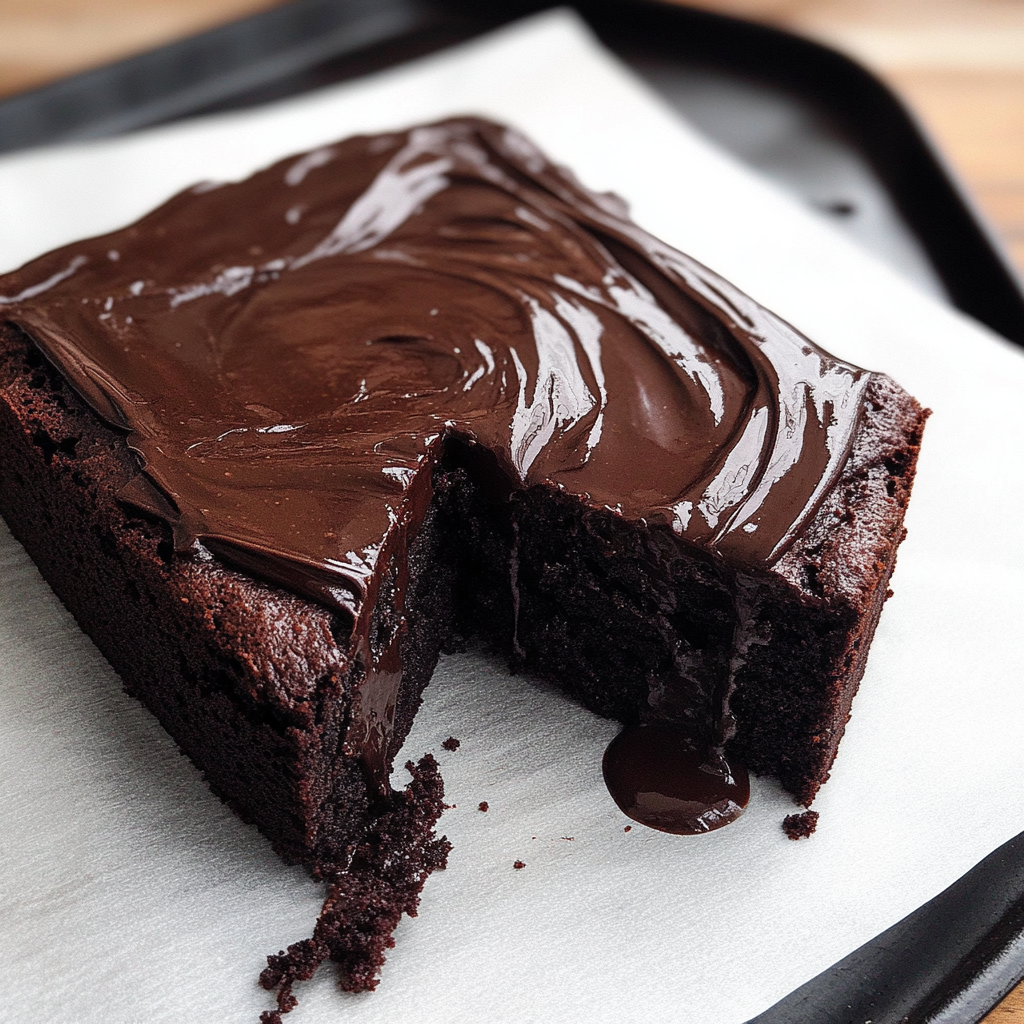 Amazing Moist & Fudgy Chocolate Cake (One-Bowl) Delight