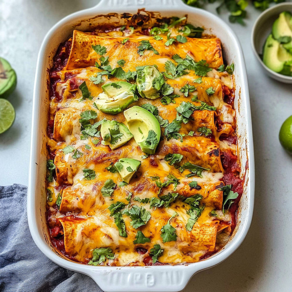 The BEST Chicken Enchiladas You'll Ever Eat - Delicious and Amazing