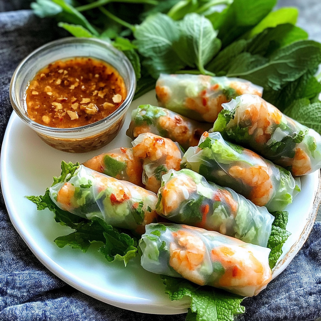 Amazing Spring Rolls with Peanut Sauce for Incredible Flavors