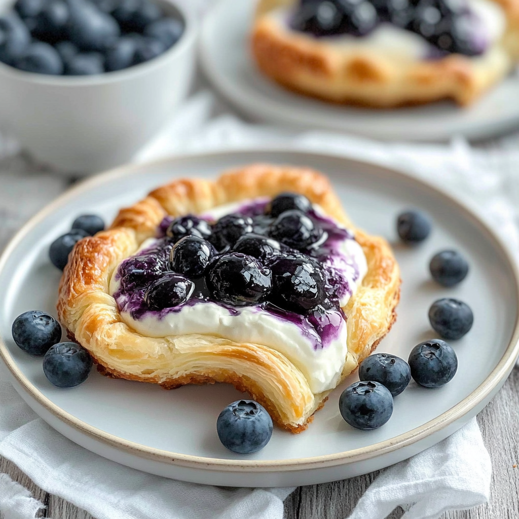 Blueberry Cream Cheese Danish: Bakery-Style Goodness - Amazing ...