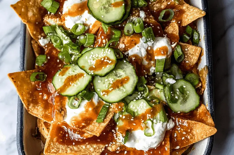 Amazing Crab Rangoon Wonton Nachos for Delicious Parties