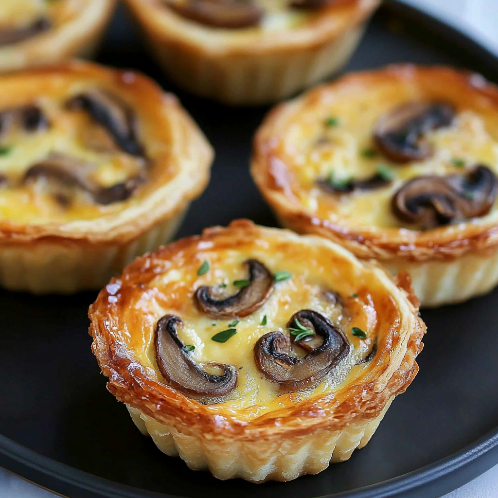 Low Calorie Mini Mushroom Quiche - Amazing and Delicious Treat