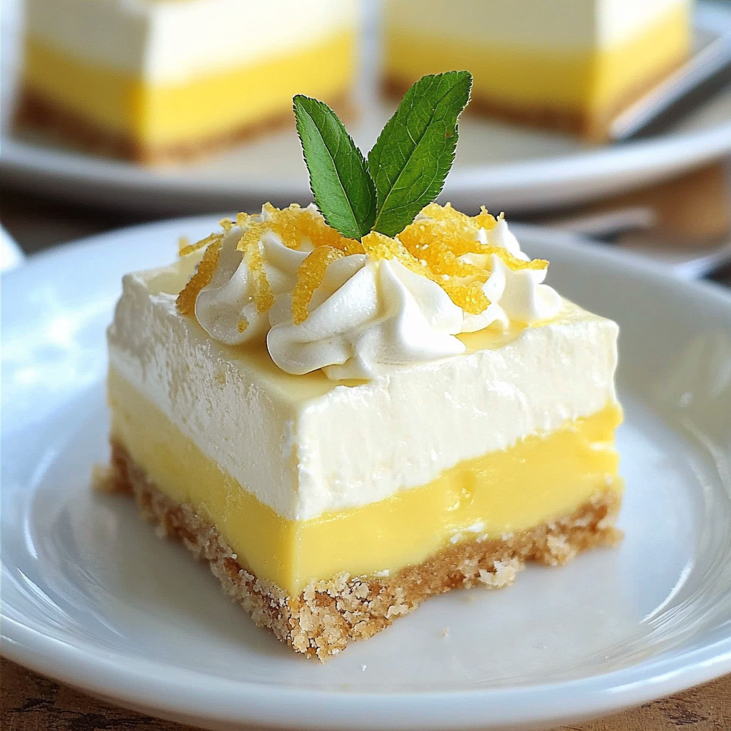 Amazing No Bake Lemon Cheesecake Bars for Delicious Joy
