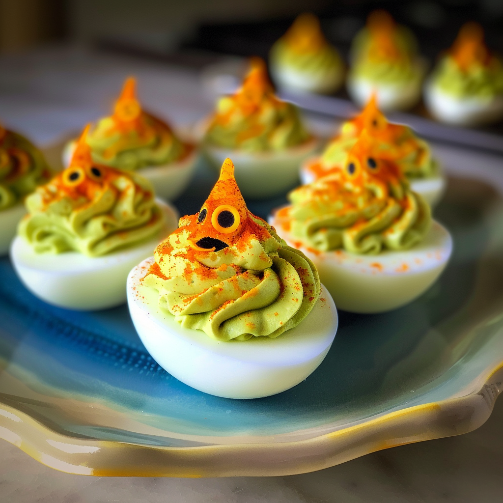 Amazing Creepy Deviled Eggs for Halloween That Delight