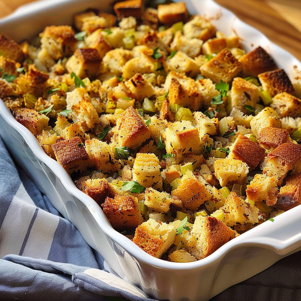 Amazing Homemade Bread Stuffing for Delicious Family Feasts