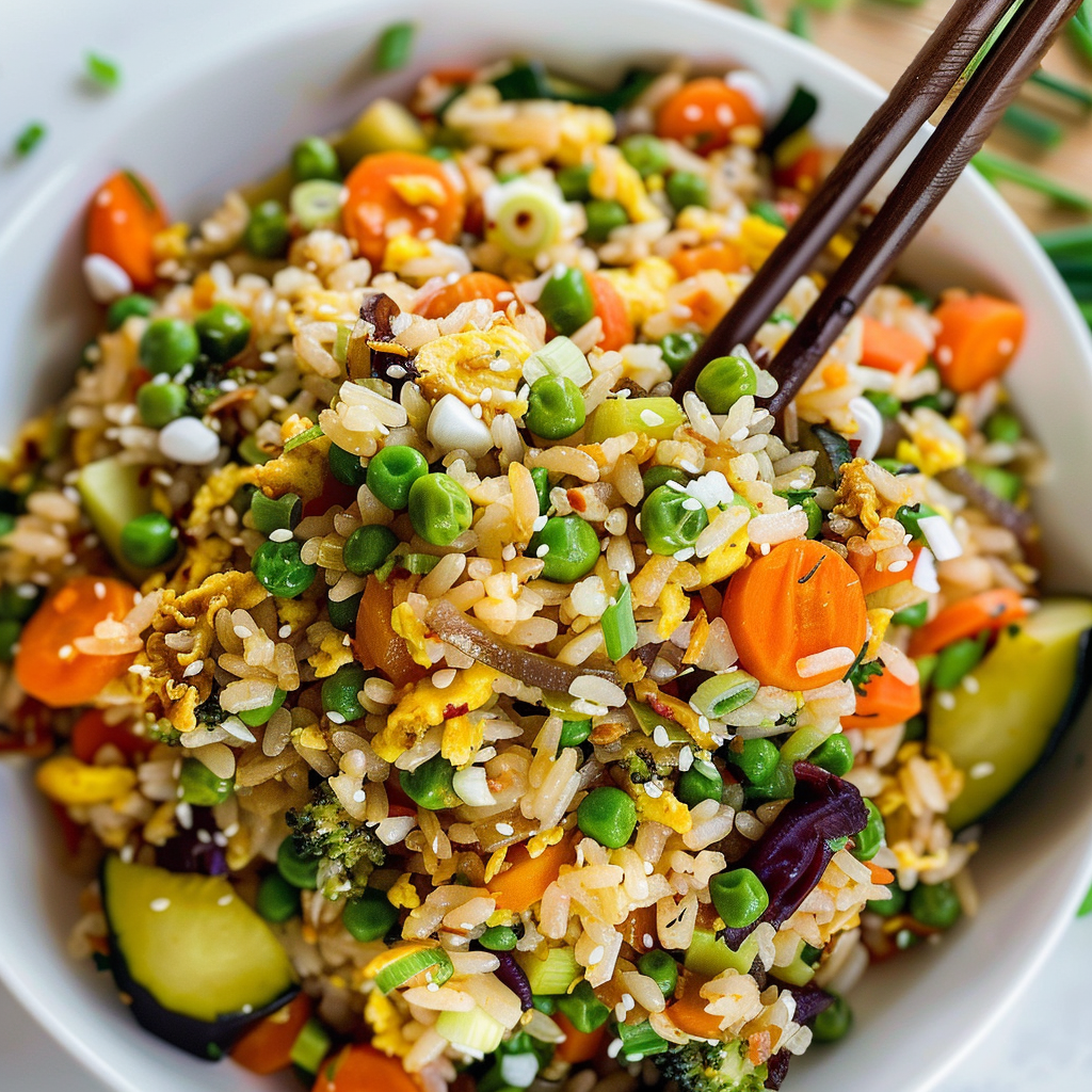 Extra Vegetable Fried Rice: An Incredible, Delicious Delight