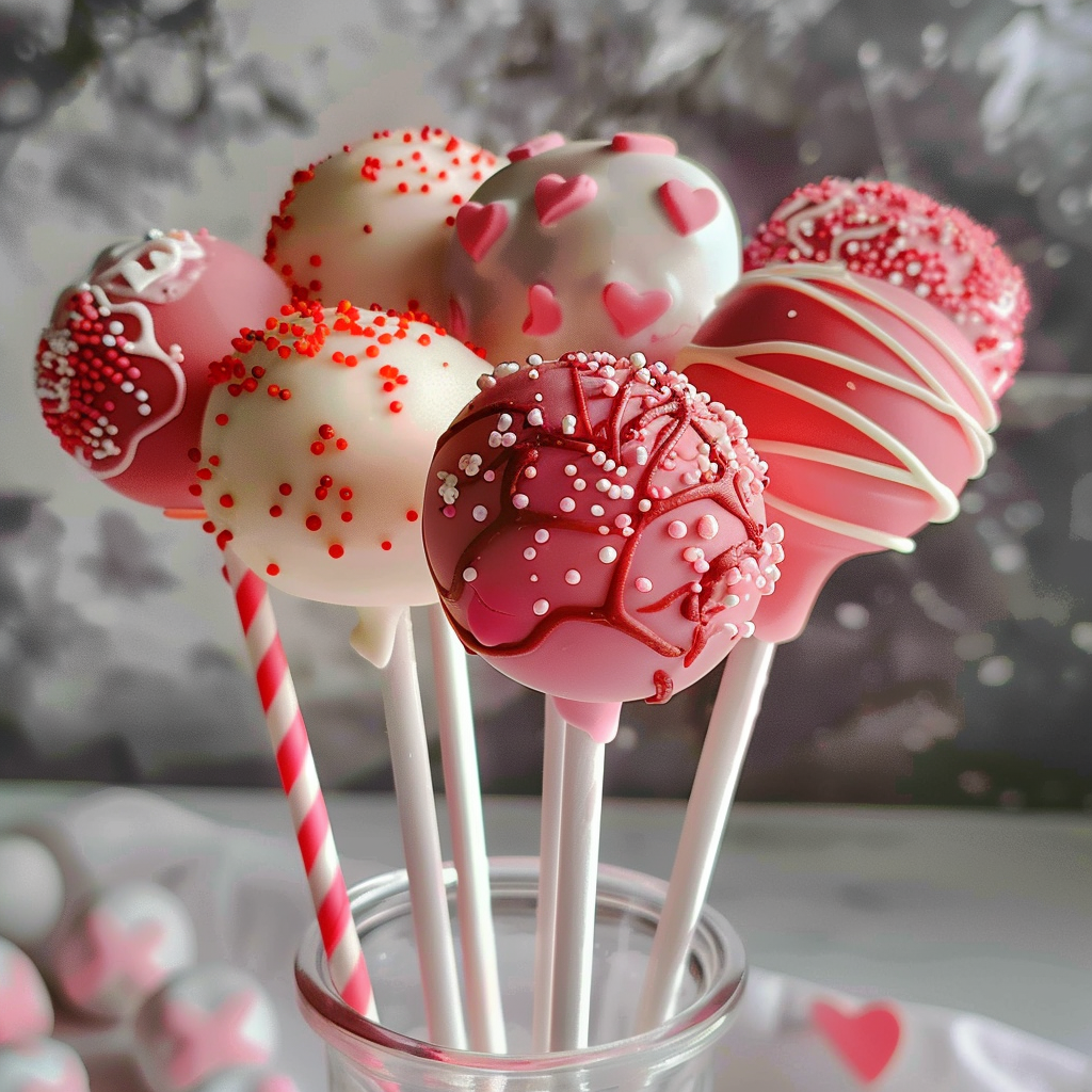 Amazing Valentine's Day Cake Pops for a Delicious Surprise