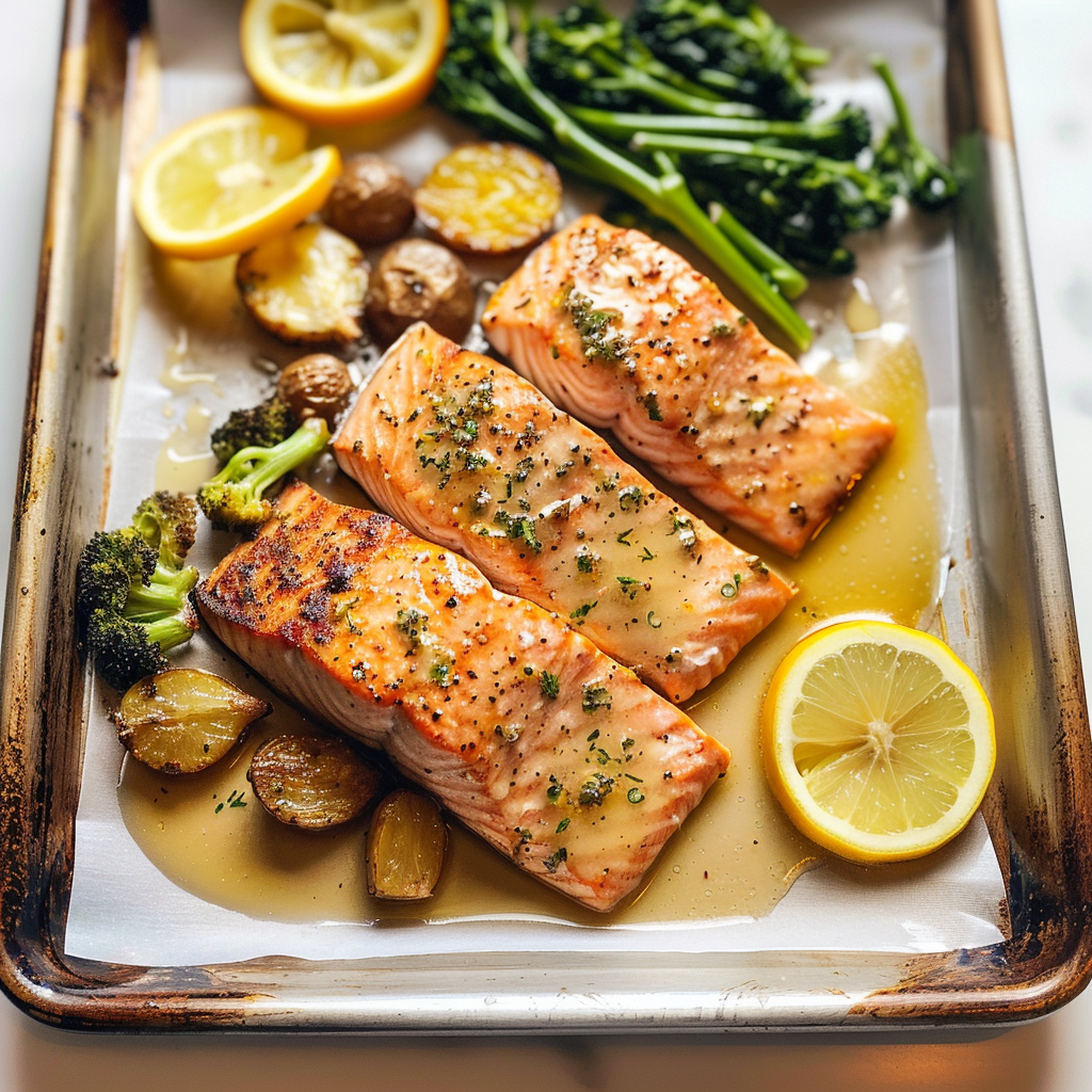 Baked Salmon with Amazing Lemon Sauce: Incredible Delight