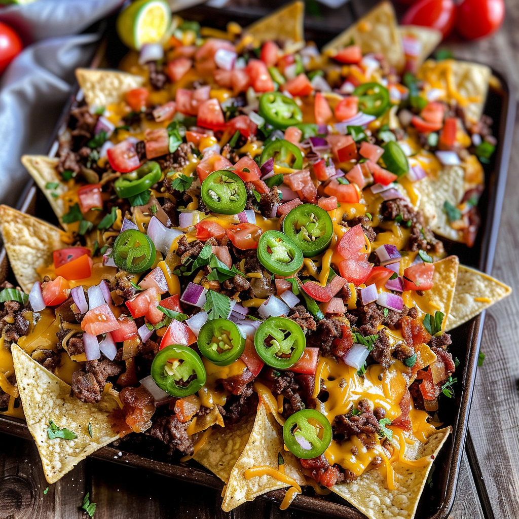 Amazing SUPER BOWL Super Nachos for a Mouthwatering Feast
